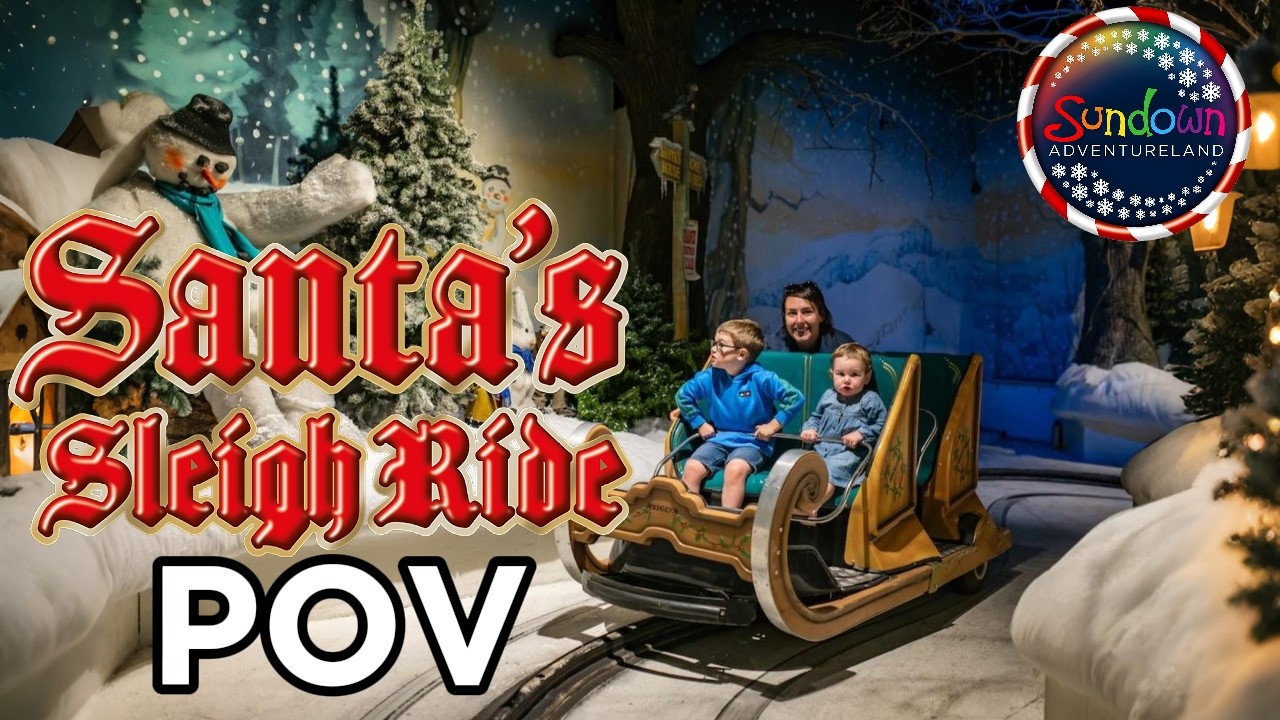 Santa's Sleigh Ride POV - Experience the MAGIC! | Sundown Adventureland ...