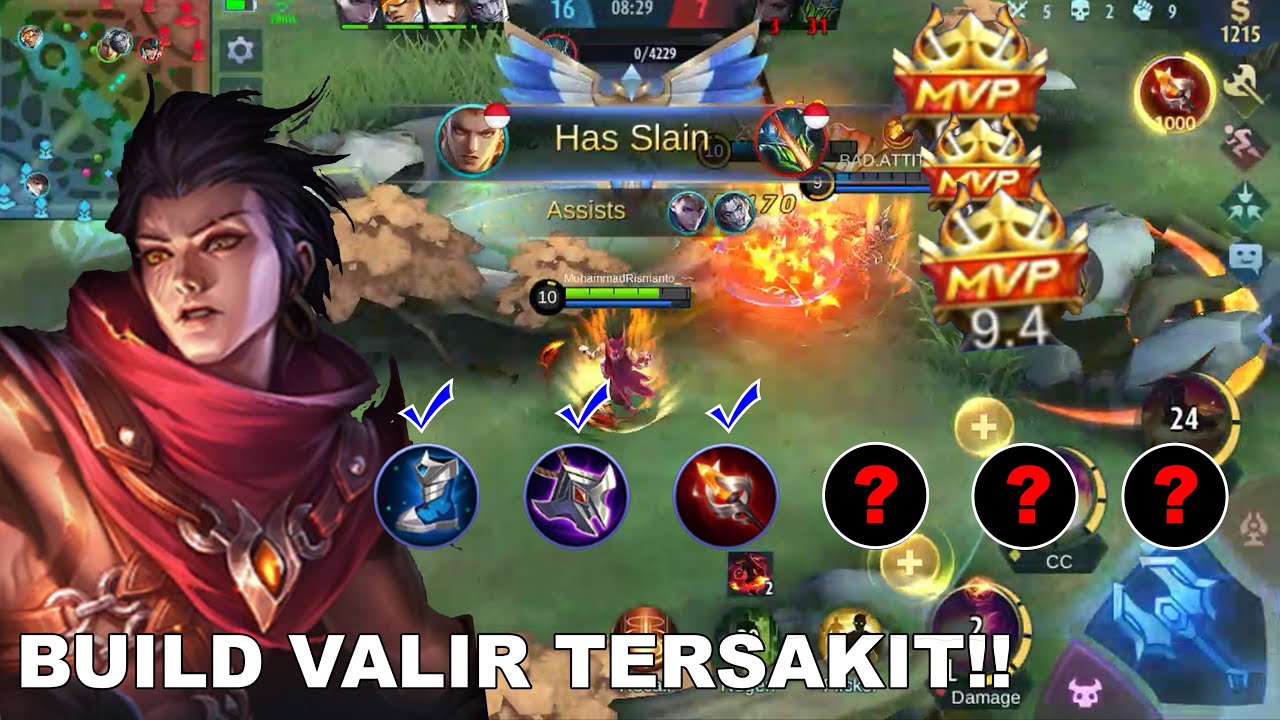 BEST BUILD VALIR TERSAKIT 2020 -VALIR GAMEPLAY 2020 MOBILE LEGENDS ...