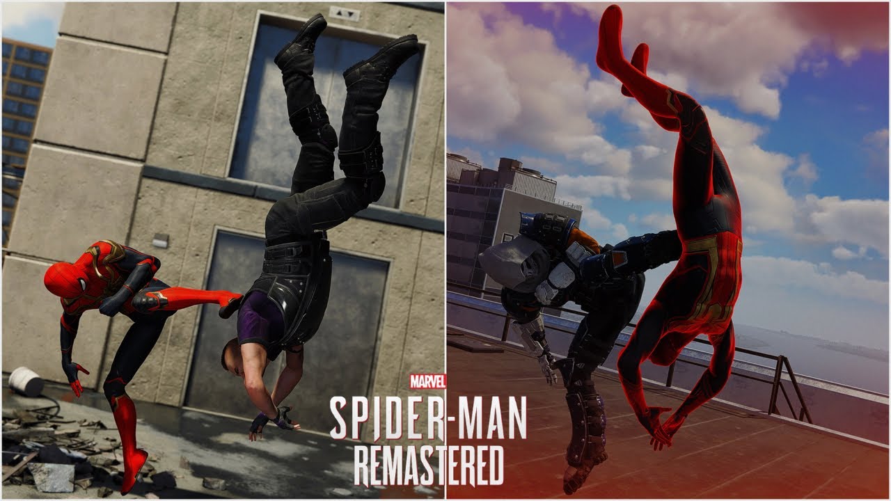 Taskmaster Copies Spider-Man's Moves - Spider-Man Remastered (4K 60FPS ...