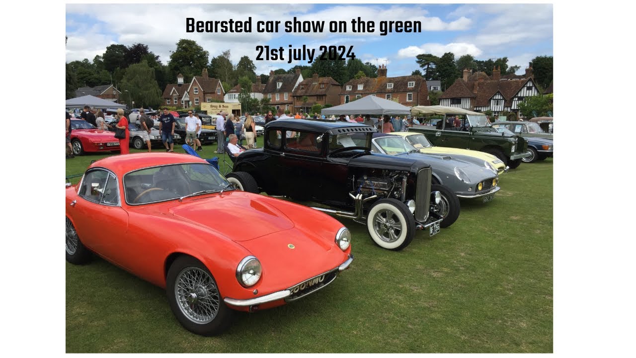 Bearsted car event || classic car show 2024 || car video 1 - YouTube