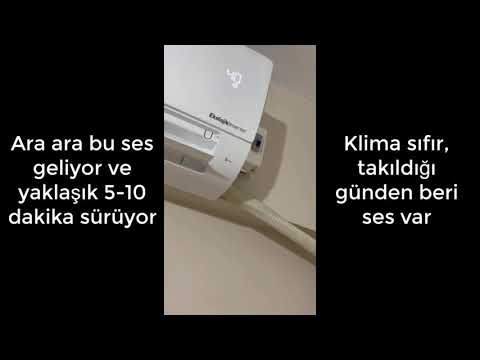 Arçelik Sıfır Klima Çalışırken Gelen Ses (Inverter Split)