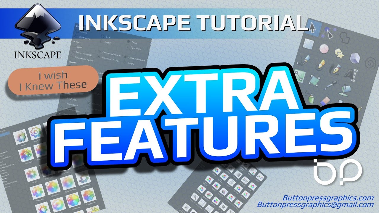 I WISH I Knew About These EXTRA FEATURES In INKSCAPE - YouTube