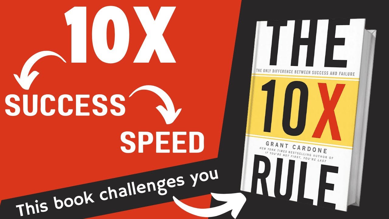 Achieve 10x Success at 10x Speed | The 10x Rule Book Summary in Hindi ...