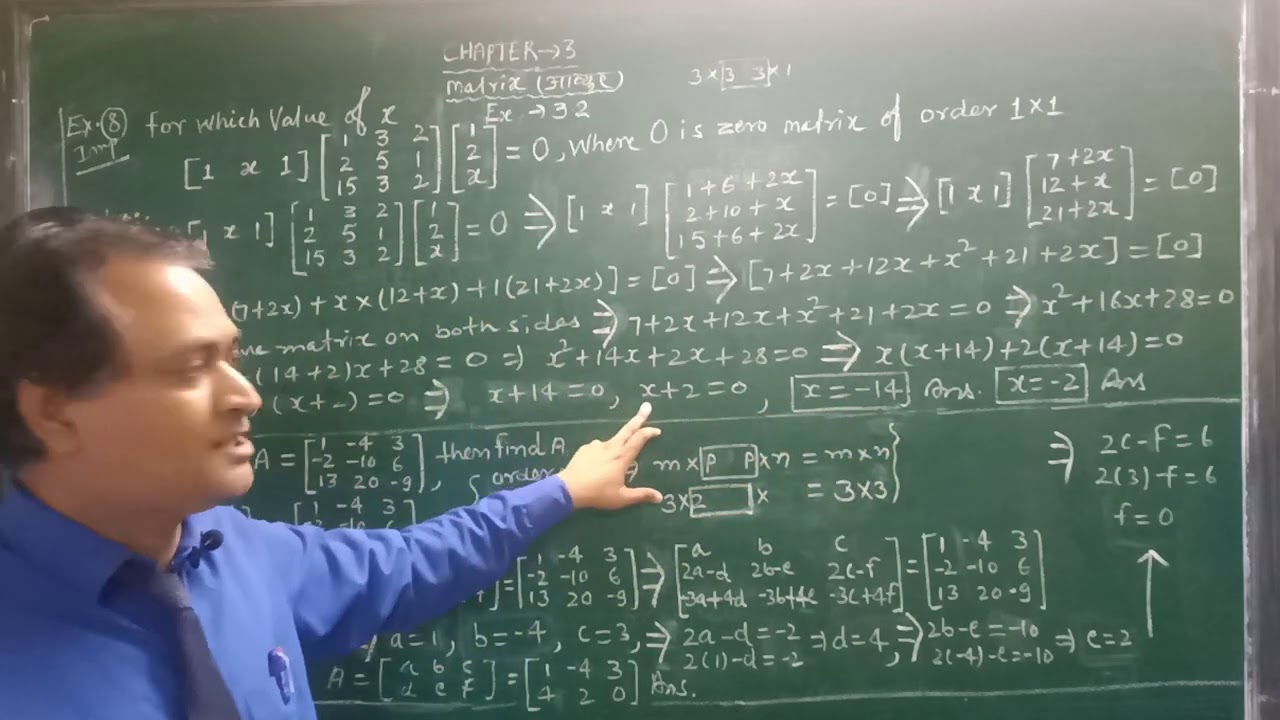 Class 12 Science Maths 3.6 - YouTube