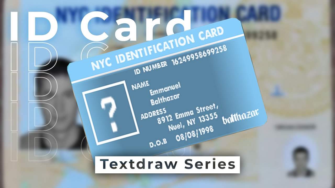 [FREE] ID CARD TEXTDRAW (SPEED) + link download - YouTube