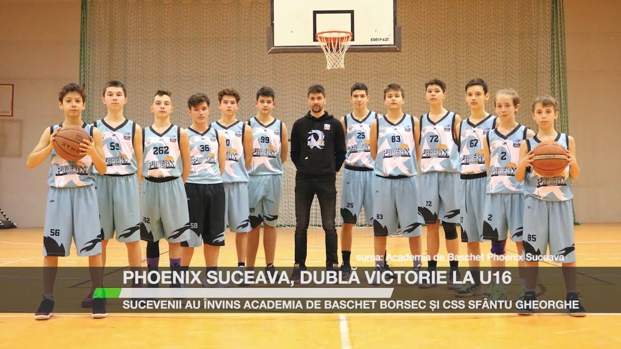 Phoenix Suceava, dublă victorie la U16 - YouTube