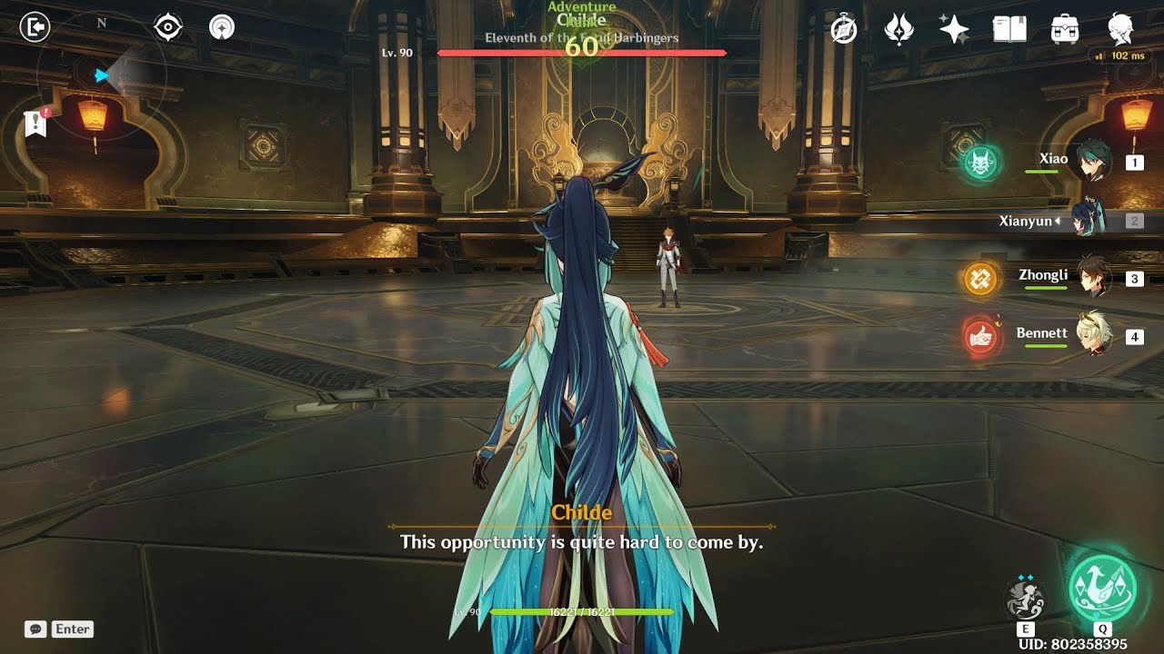 LvL 90 Xianyun Vs Childe Boss Fight || Genshin Impact - YouTube