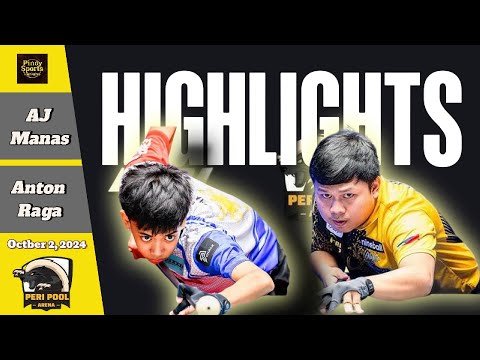 AJ Manas vs Anton Raga | Peri 9-Ball Open 2024 #highlights