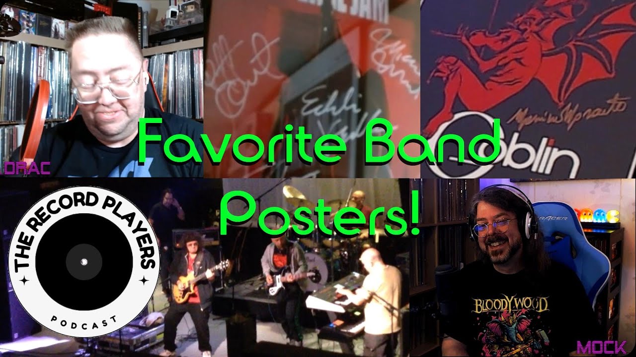 Favorite Band Posters - The Record Players Podcast - YouTube