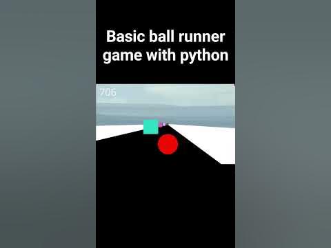 simple ball runner game with python|ursina|python | #game #programming ...