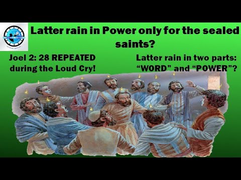 When Will The LATTER RAIN Fall, Who Will Receive It?, What Is Its ...