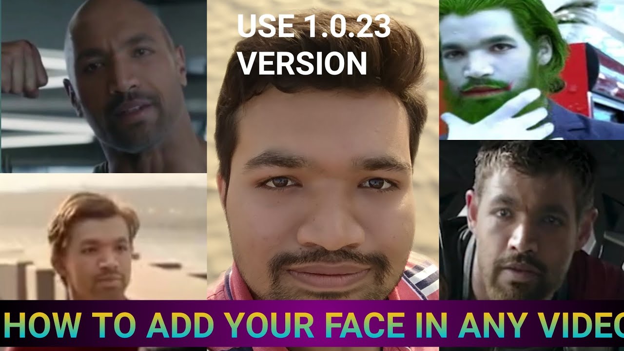 How to add your face in any video | face swap Video editing | how to ...