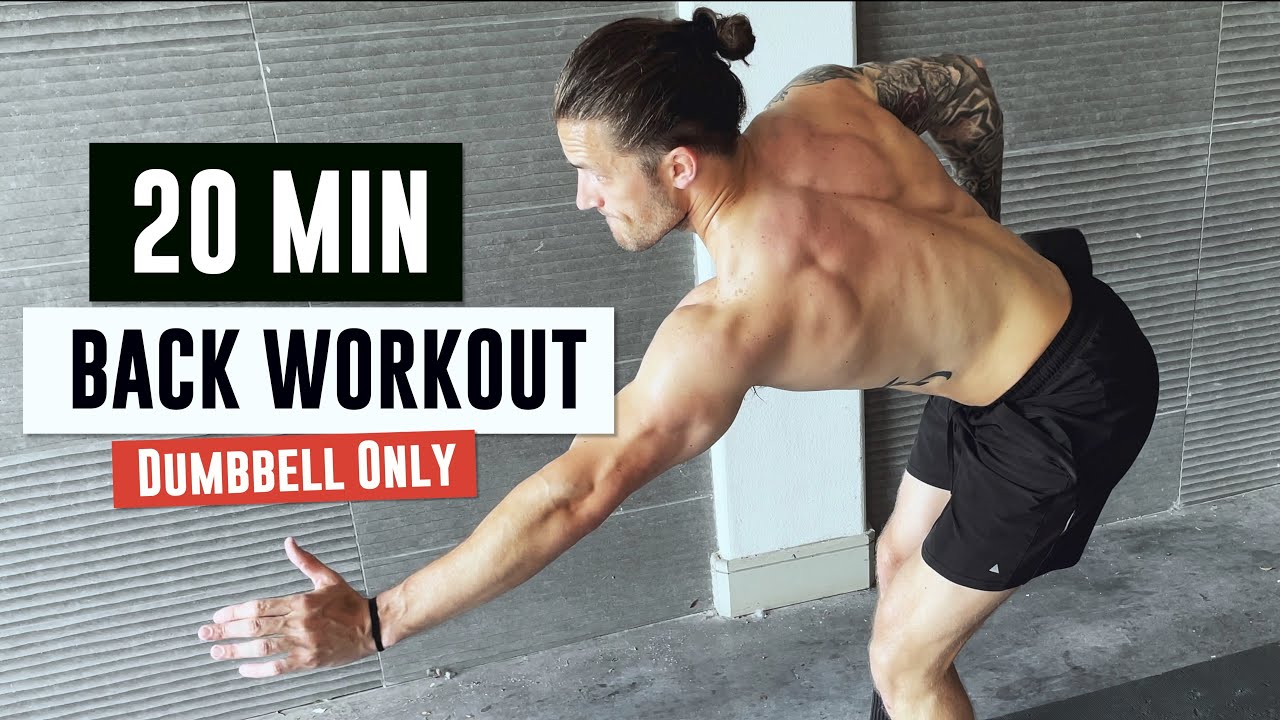 20 MIN SHREDDED BACK WORKOUT | High Intensity at Home Workout ...