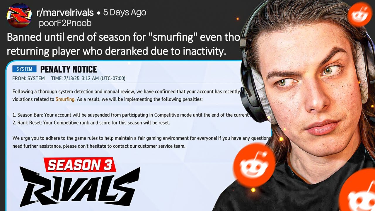 How This Player Got Banned for Smurfing in Marvel Rivals - YouTube