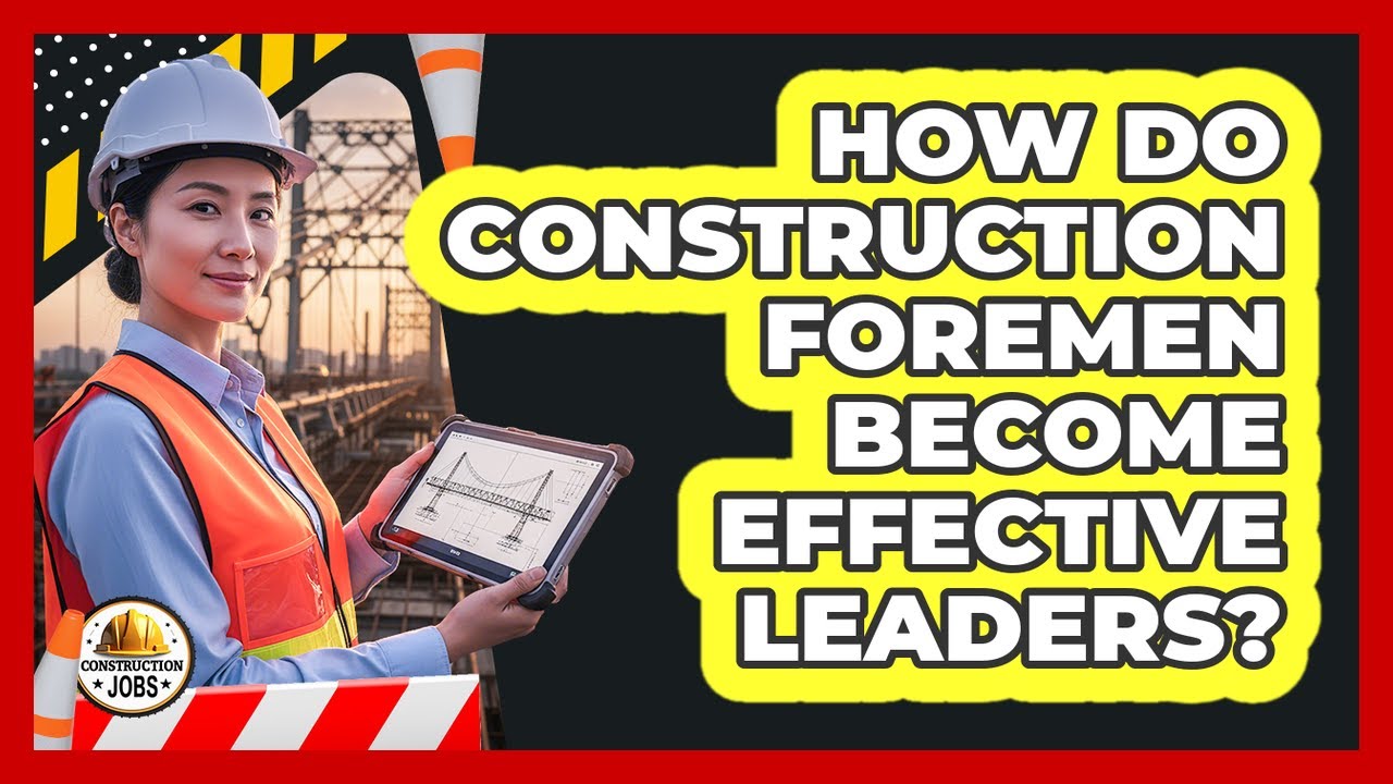How Do Construction Foremen Become Effective Leaders? - YouTube