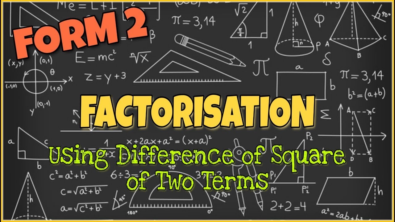 Factorise Using Difference Of Square Of Two Terms YouTube factorise-using-difference-of-square-of-two-terms-youtube