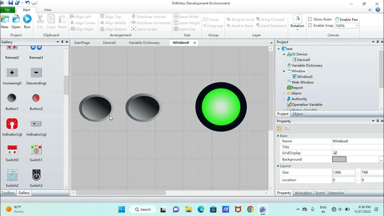 DIAView LED On Off Program Example - YouTube