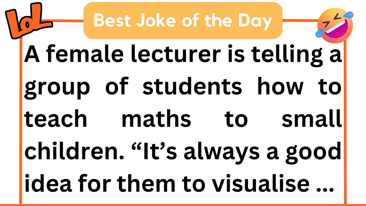 😂 BEST JOKE OF THE DAY | A female lecturer is telling students how to ...