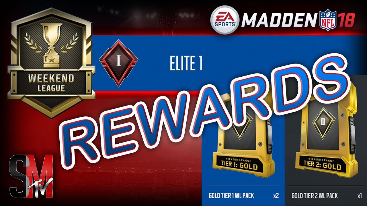 WEEKEND LEAGUE REWARD PACKS! LEGEND PULL! MADDEN NFL 18 PACK OPENING ...