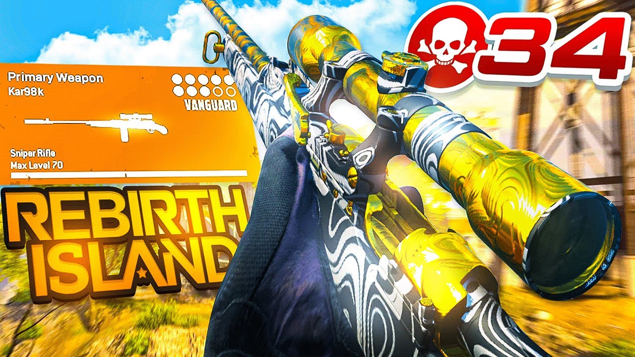 NEW VANGUARD KAR98 is SO GOOD on REBIRTH ISLAND!🔥 (Best Kar98k Class ...