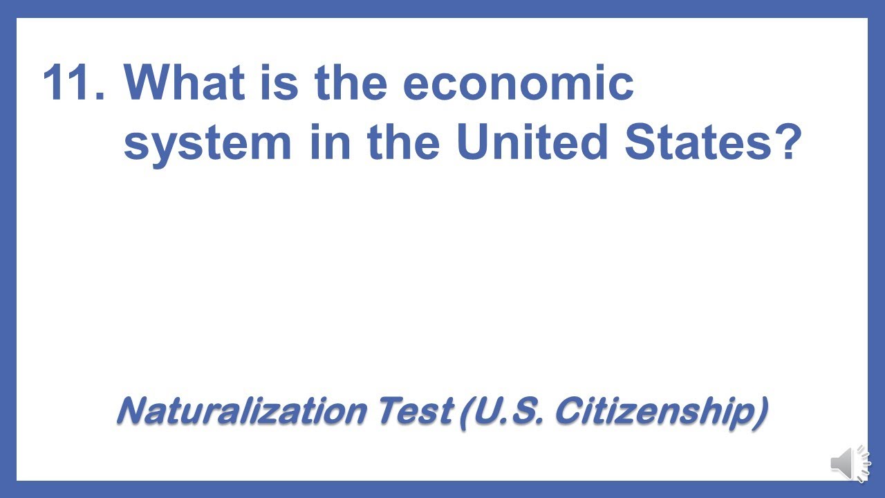 Naturalization Test U S Citizenship Civics Test Practice Question 11 ...