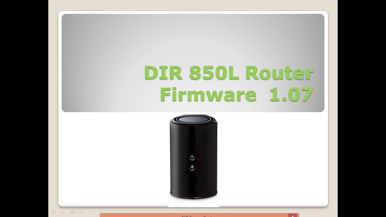 How to DIR 850L Router Firmware Update 1.07 - YouTube