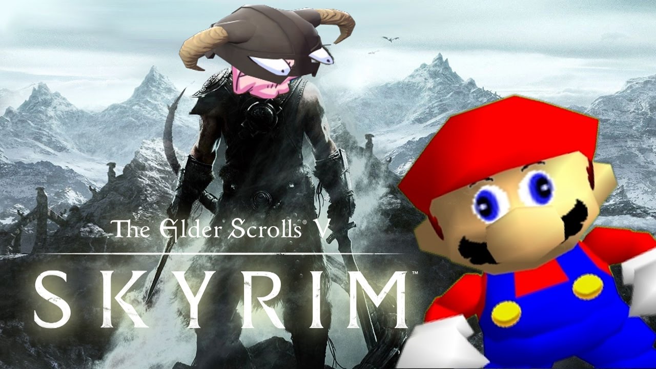 If Mario Was In... SKYRIM - YouTube