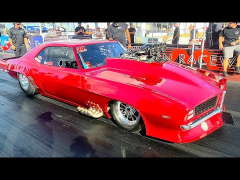 Wild no prep drag racing BILLY MAKES FIRST PASS IN NEW CAMARO - YouTube