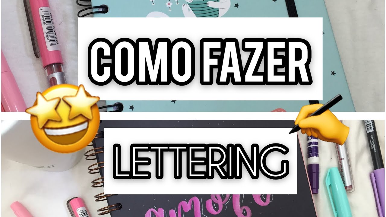 COMO FAZER LETTERING - YouTube