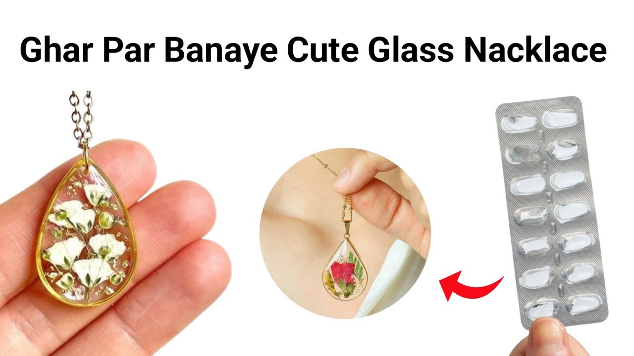 DIY Homemade Necklace 🥰😍/how to make necklace at home/homemade necklace ...