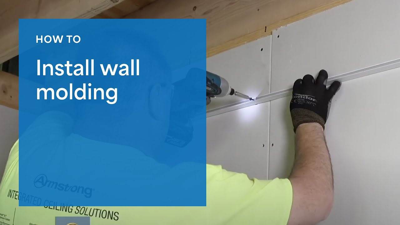 Installing Wall Molding (Easy Step By Step Process) - YouTube
