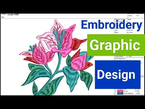 Embroidery Graphic Design Tutorial - YouTube