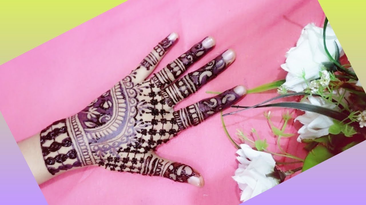 Bridal Mehndi Design | bharwa Mehndi Design | Full hand design #iqra ...