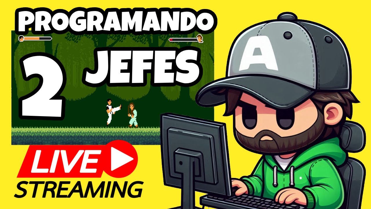 🎮⚙️ PROGRAMANDO JEFES EN VIVO PARTE 2 👉 Creando un VIDEOJUEGO Pixel Art. - YouTube