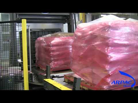 ARPAC's PAC Automatic Stretch Wrapper with Top Sheet Dispenser and TGR ...