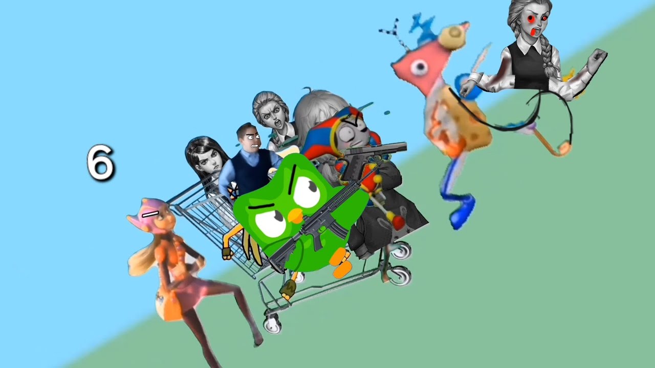 Побег от Кати и Оли(add round 6) - YouTube