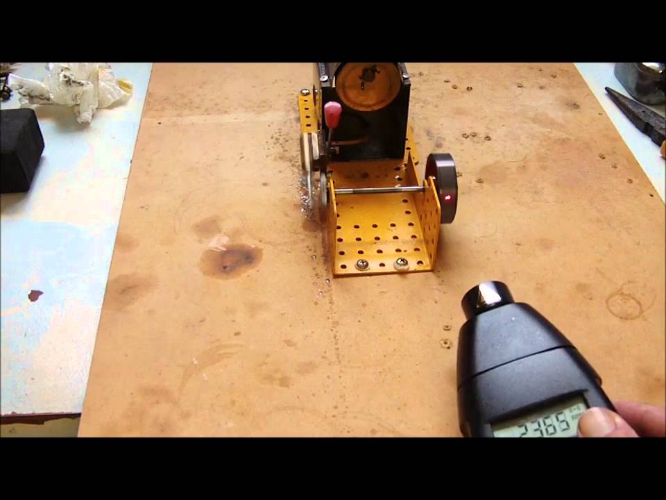Meccano Mamod Toy Steam Engine Piston Test - YouTube