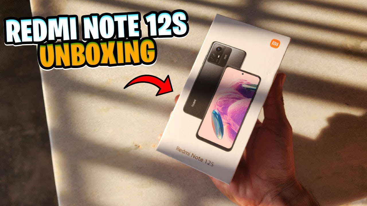 REDMI NOTE 12S UNBOXING - YouTube