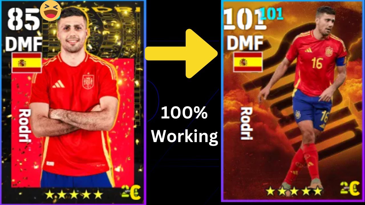 How Did You Train Rodri 😍 ! Training Guide In eFootball 2025 🔥 - YouTube