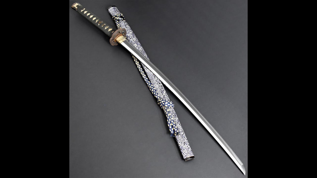 02460 ANTIQUE NIHONTO JAPANESE SAMURAI LONG SWORD KATANA KATSUMITSU 勝光 ...