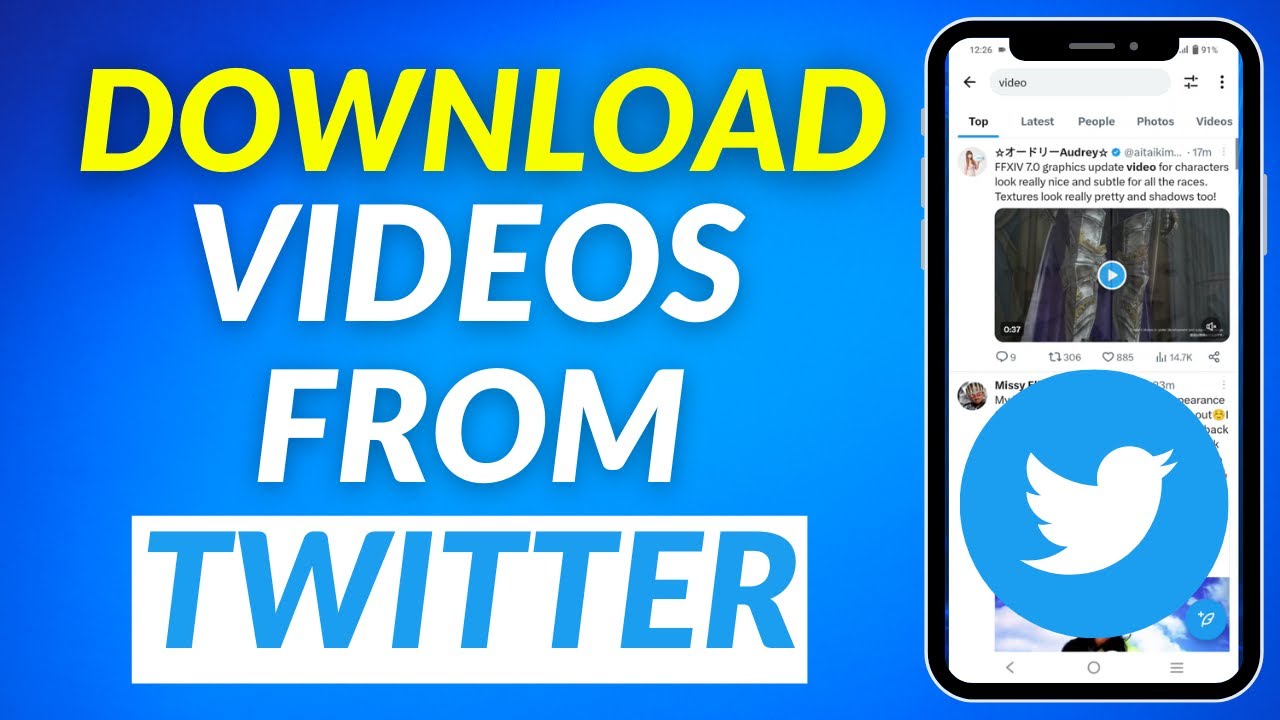 How to Download Twitter Videos To Gallery (2024) - YouTube