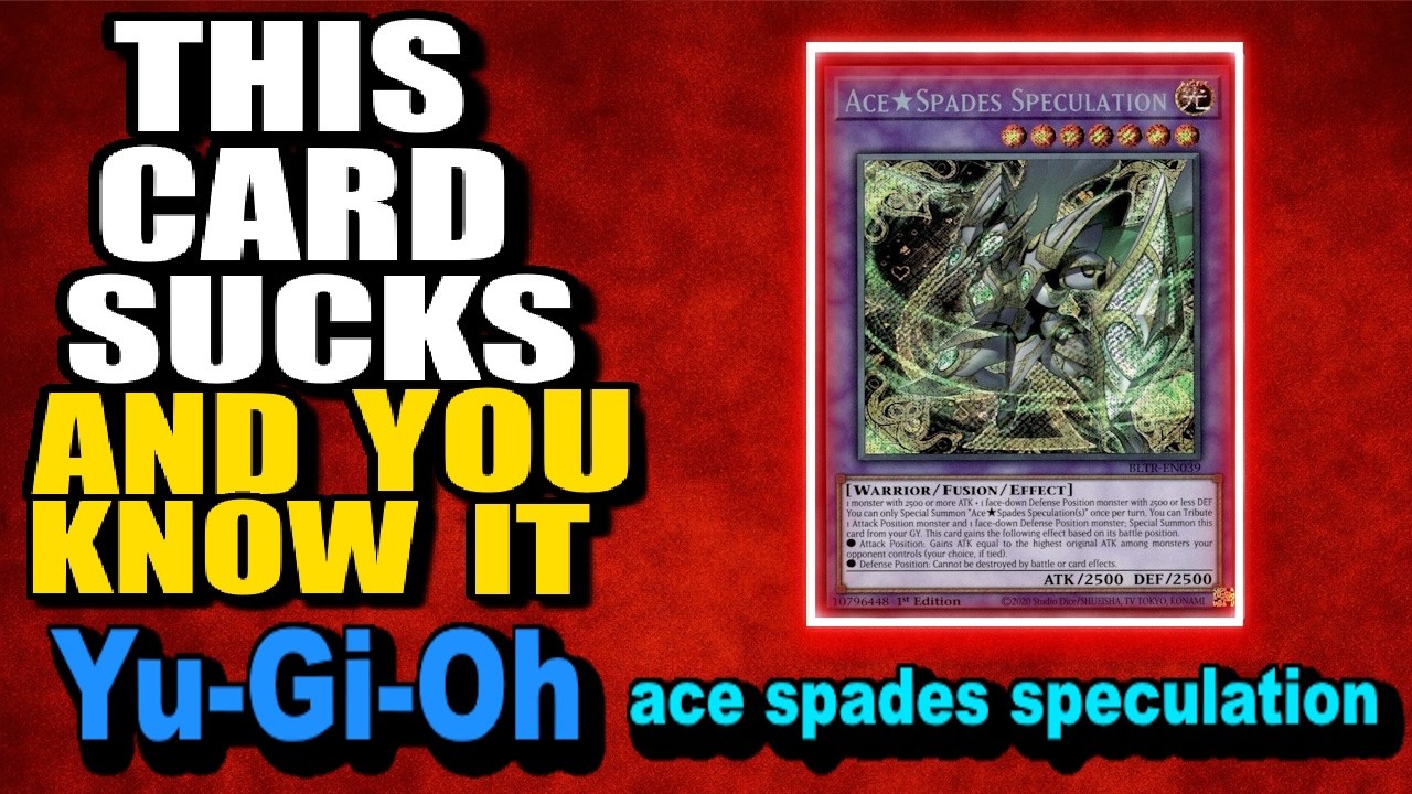 ace spades speculation | This card sucks and you know it - YouTube