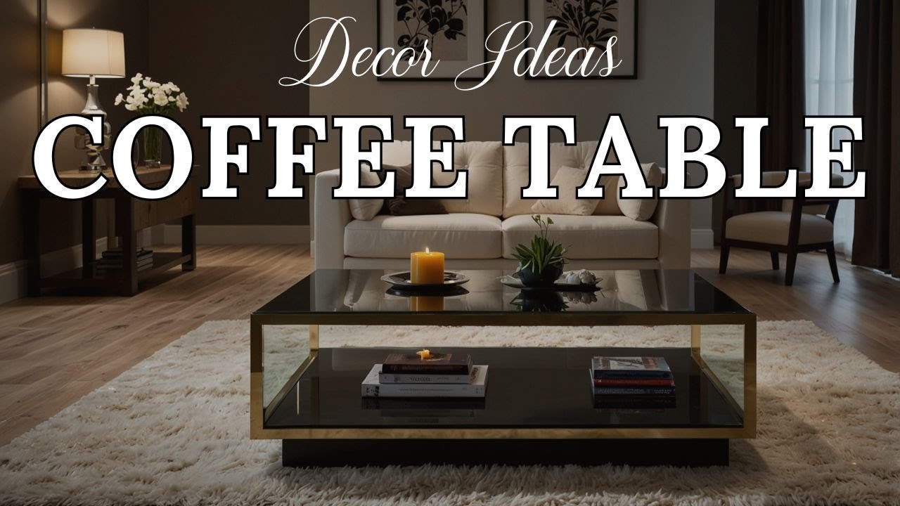 How to Arrange Your Coffee Table Decor to Make It Look Beautiful ...