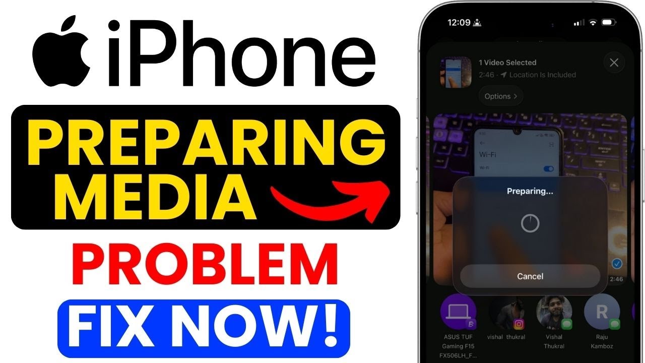 iPhone Preparing Media Fix – Photos Not Loading Solution – iOS Media ...