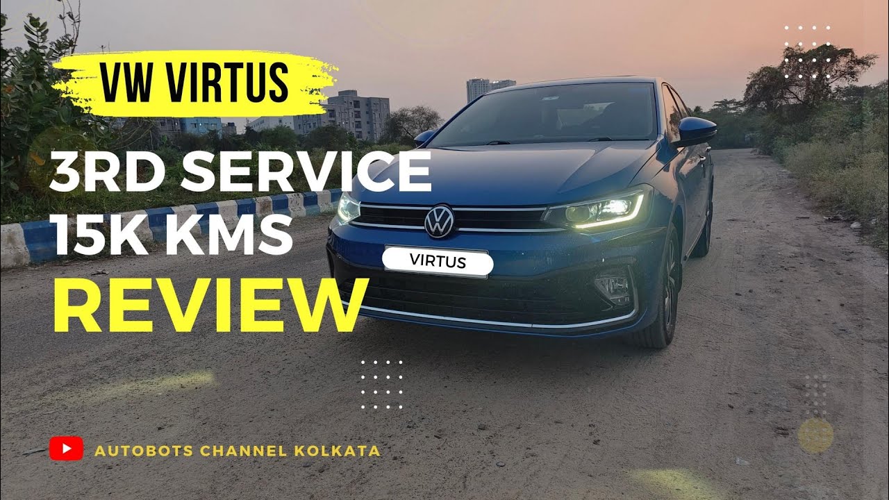 VW VIRTUS 15K kms Service Review - Short Vlog - Watch the Full Service ...