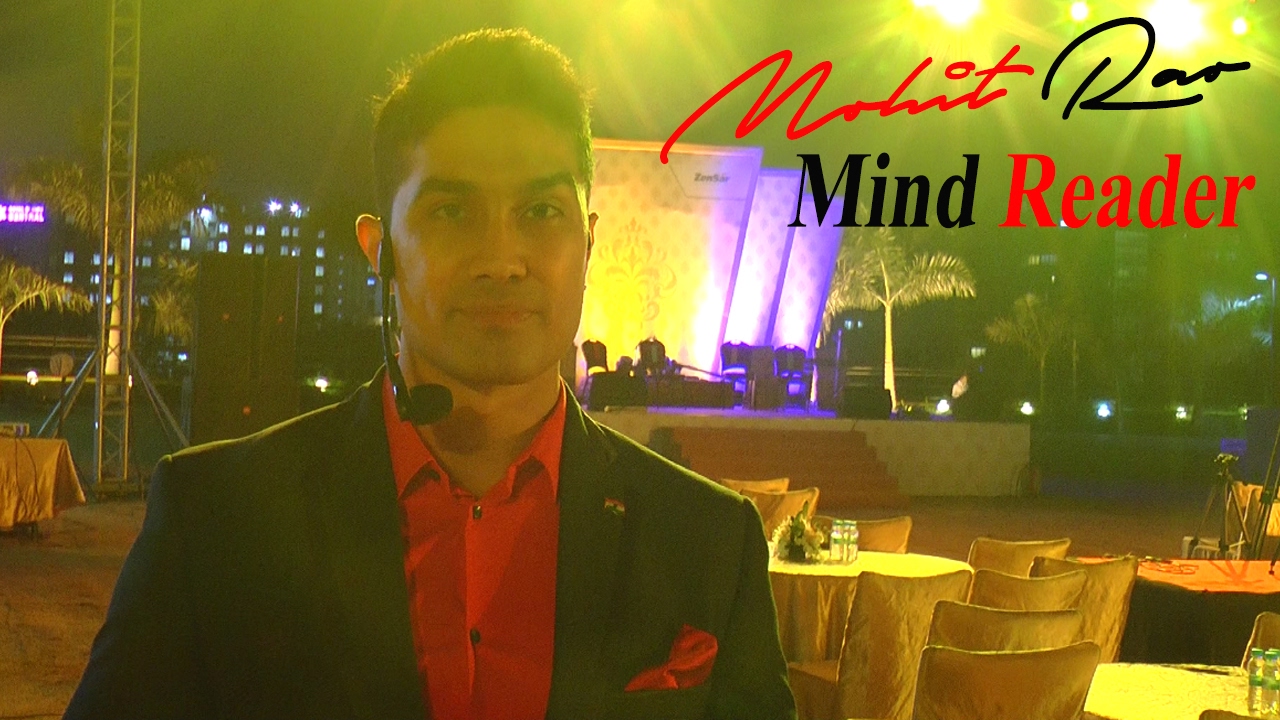 Shows for Corporate Events - Mohit Rao, Mind Reader - YouTube