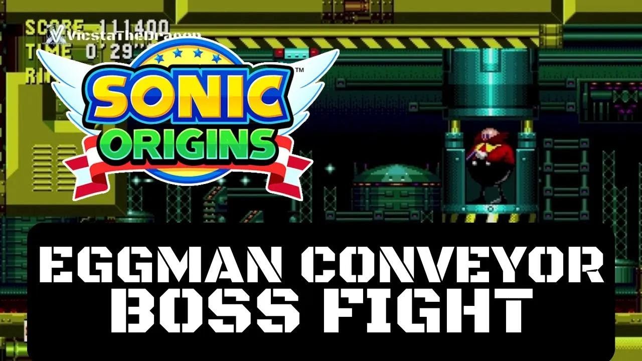 Sonic Origins Sonic CD Remastered Eggman Conveyor Boss Fight (Quartz ...