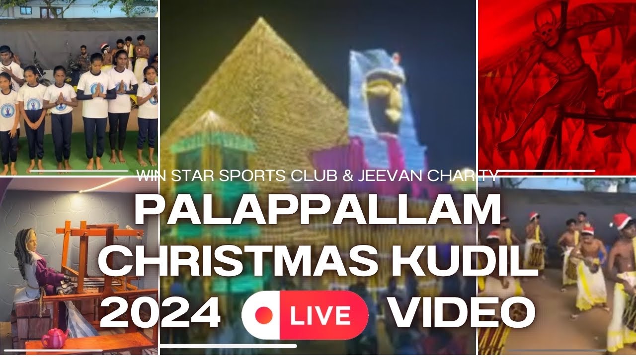 Win Start Sports Club Jeevan Charity Palappallam Christmas Kudil 2024 ...