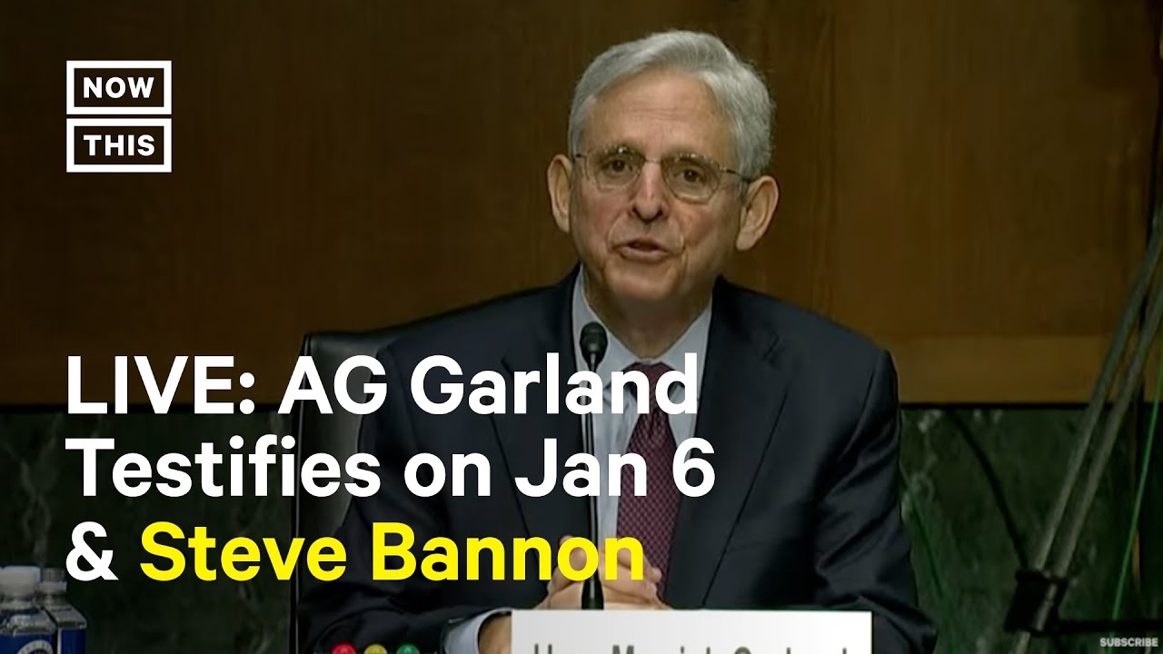 AG Merrick Garland Testifies Before Senate Judiciary Committee | LIVE ...