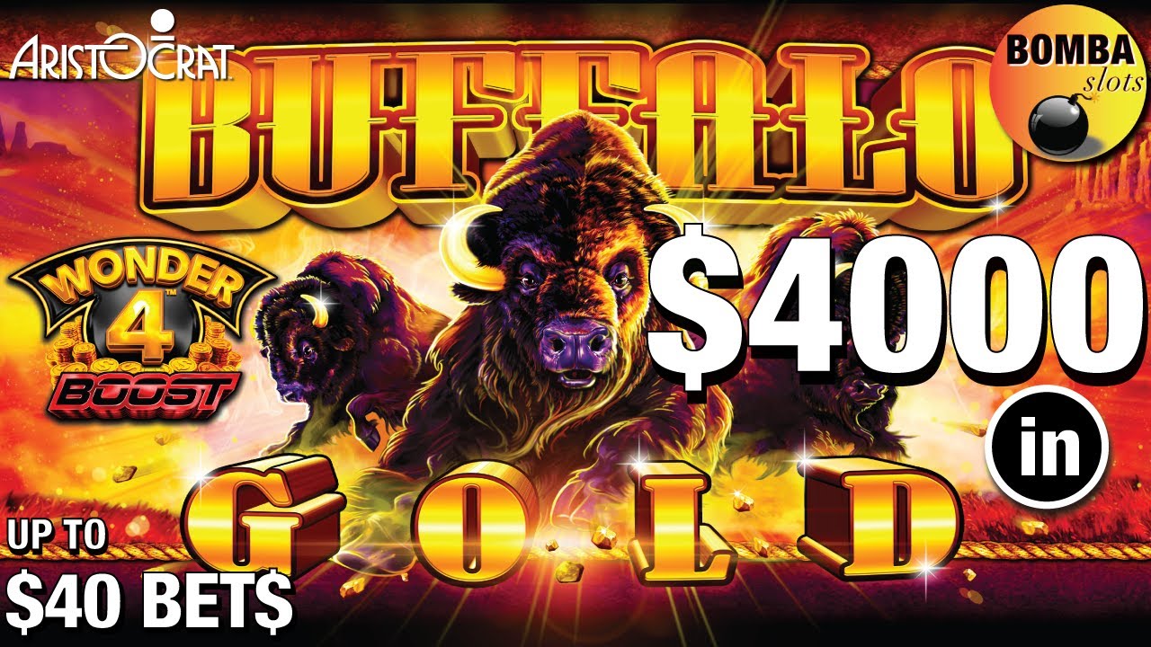 HIGH LIMIT 🦬 Buffalo Gold 🦬 Wonder 4 Boost Up to $40 BET$ at The ...